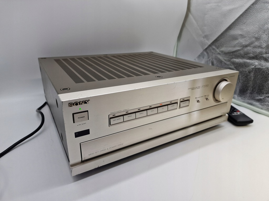 SONY TA-F707ES WZMACNIACZ STEREO SPRAWNY +PILOT - 12575936410 ...