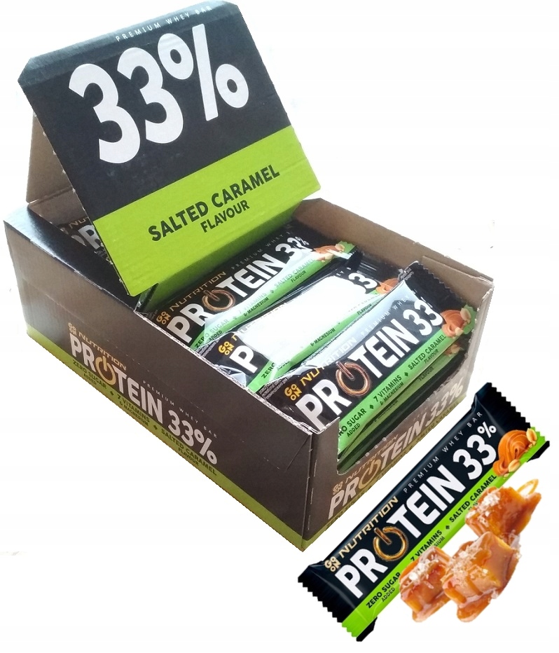 Sante Baton Go On Protein 33% słony karmel 50g x25 - 10411326858 ...