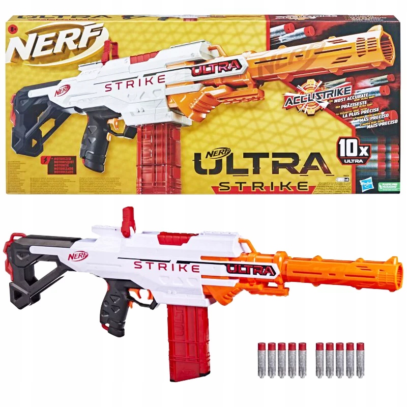 NERF ULTRA STRIKE WYRZUTNIA 10 STRZAŁEK ACCUSTRIKE - 12520047040 ...