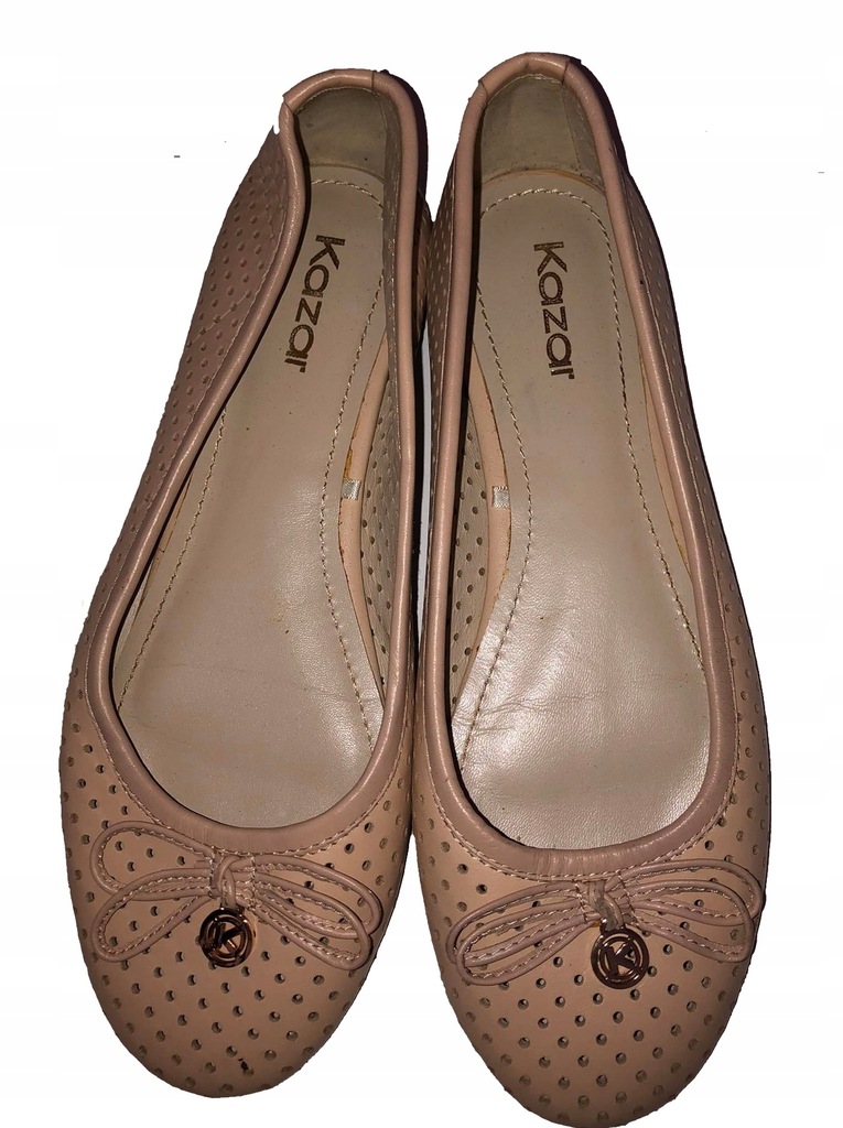 KAZAR Balerinki roz 37 - 12646107601 - oficjalne archiwum Allegro