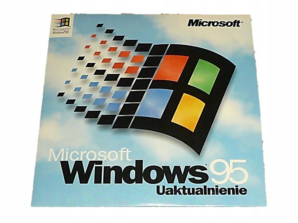 ORYGINALNY Windows 95 Uaktualnienie BOX POLSKI - 10599317323 ...