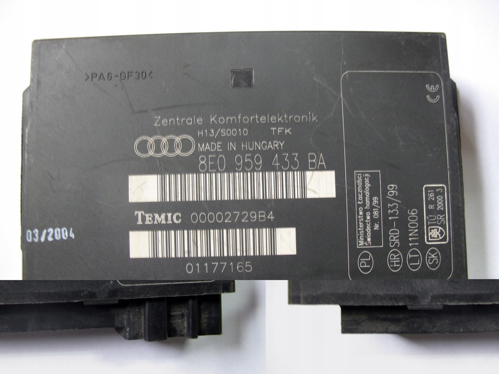 MODUŁ KOMFORTU AUDI A4 B6 B7 8E0959433BA - 12682178530 - oficjalne ...