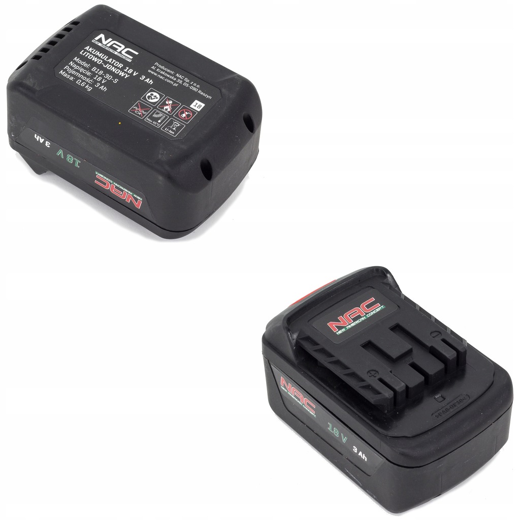 Akumulator NAC 18V Bateria 3Ah do kosy piły nożyc - 9118328454 - oficjalne archiwum Allegro