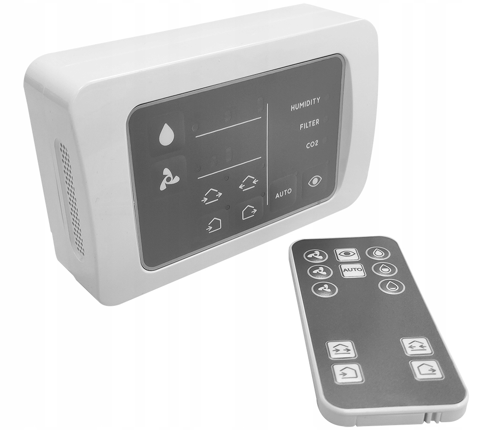 Panel ścienny sterownik do rekuperatora EBERG REQU - 12982957107 ...