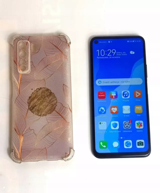 TELEFON HUAWEI P40 LITE 5G 6/128GB ZBITE PLECKI - 12663968233 - oficjalne archiwum Allegro