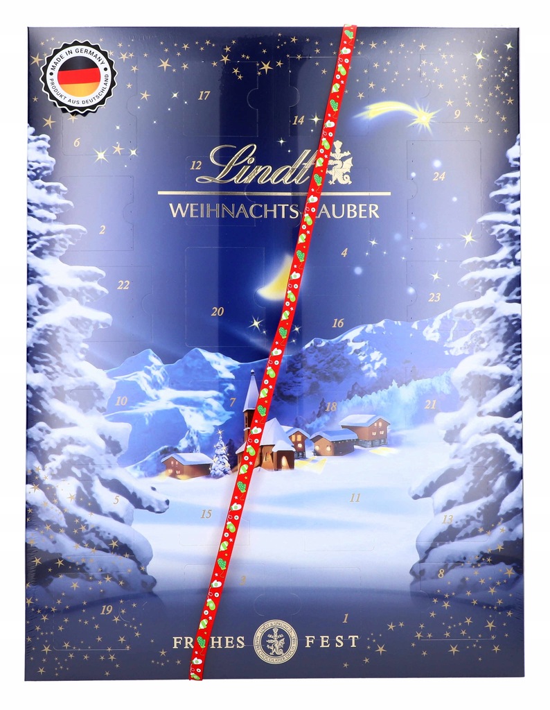 Kalendarz Adwentowy Czekolada Lindt Gwiazdka 265g - 12718263995 - oficjalne archiwum Allegro