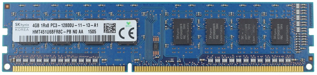 4GB 1600MHz DDR3 HYNIX 1Rx8 PC3-12800U 11-13-A1 FV - 7738908476 ... 4GB 1600MHz DDR3 HYNIX 1Rx8 PC3-12800U 11-13-A1 FV - 7738908476 ...