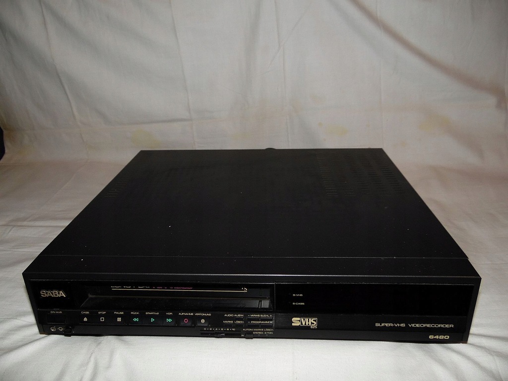 Magnetowid SABA VR 6480 SVHS Super-VHS Videorecorder HiFi (S-VHS) TOP ...