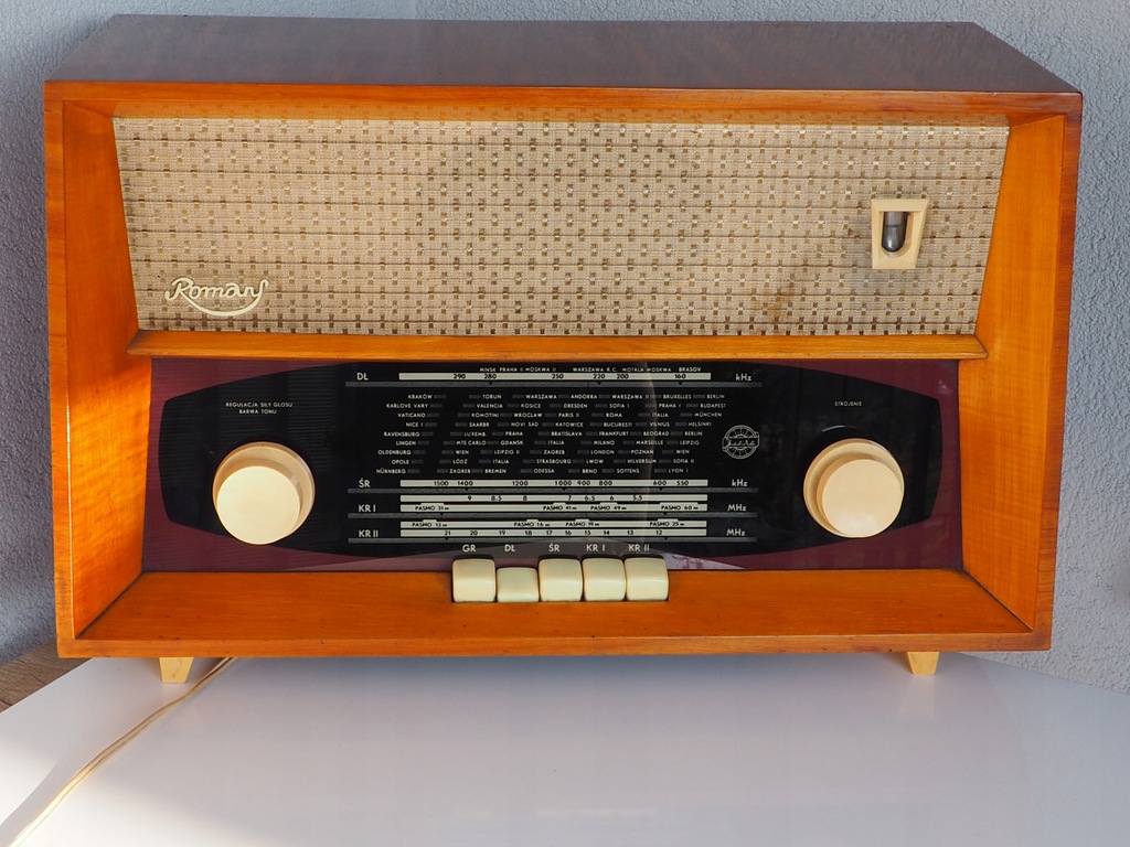 Zabytkowe radio Diora Romans 6214 SPRAWNE! - 8713974747 - oficjalne ...