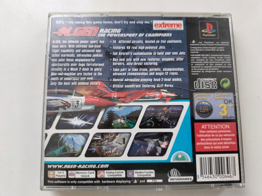 Купить N GEN RACING PSX PS1 PAL * АНГЛ *: отзывы, фото и характеристики ...