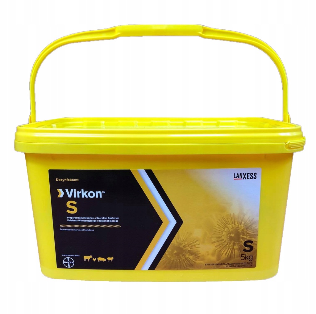 VIRKON S 5kg - Skuteczny Środek Dezynfekcyjny - 11303086429 - oficjalne ...