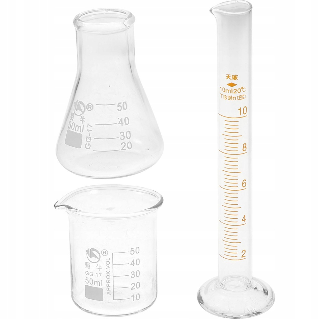 Beaker Chemistry Experiment Kit Liquid Scale 3 Pcs - 13326003210 ...