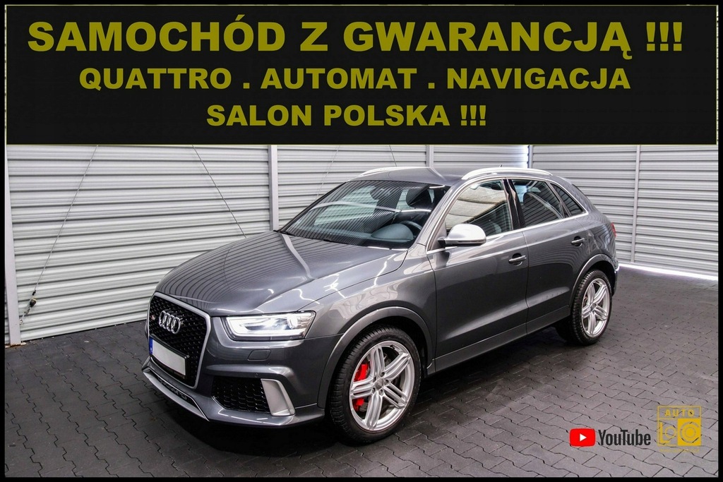 Audi RS Q3 QUATTRO + S-tronic + Salon POLSKA + - 14688654141 - oficjalne archiwum Allegro