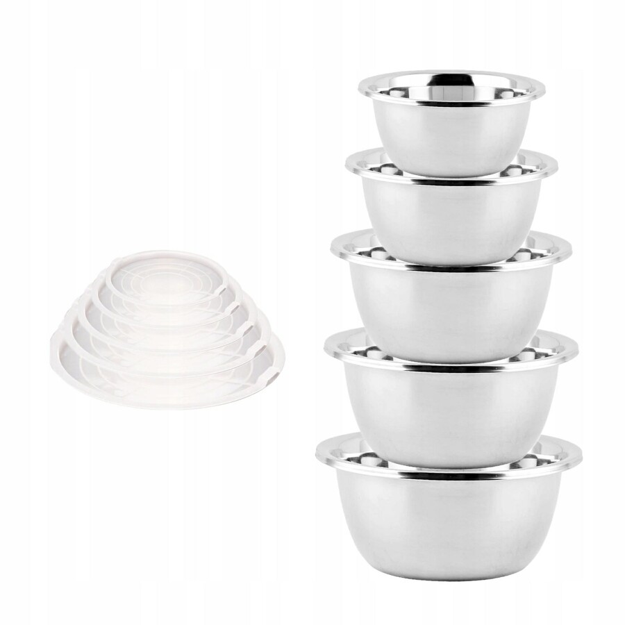 MISKI KUCHENNE STALOWE GASTRONOMICZNE 5 sztuk - 12585189976 - oficjalne ...
