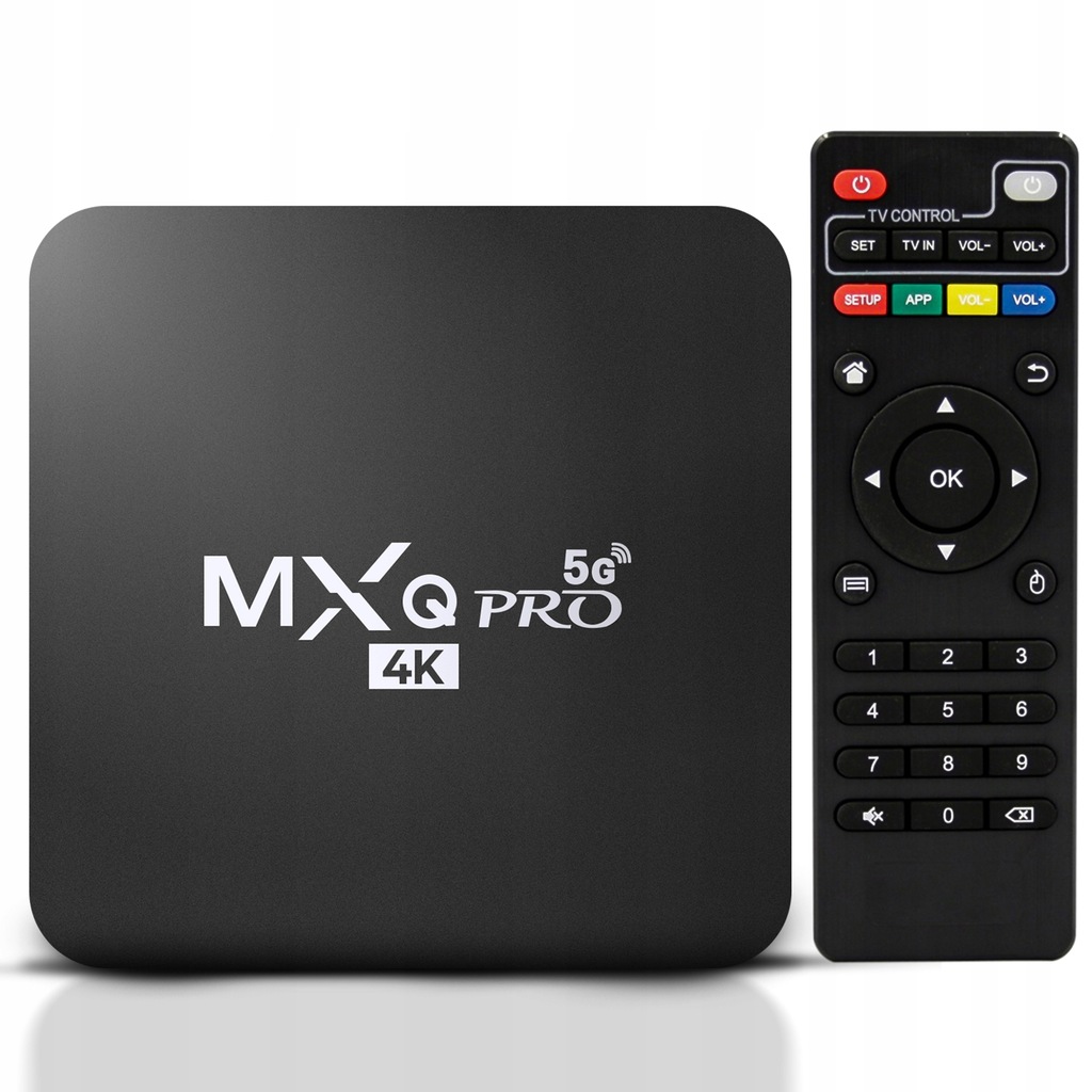 SMART TV BOX 8GB MXQ PRO 4K DEKODER Android 7.1 - 13371731670 ...