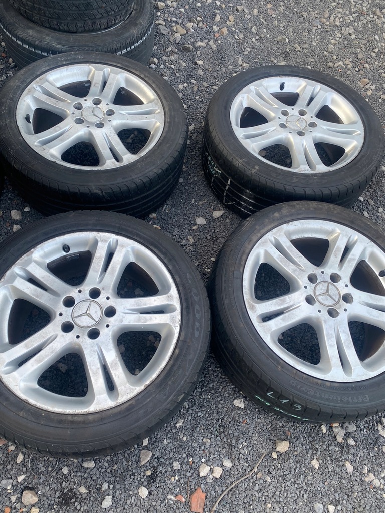Mercedes w211 felgi z oponami 245/45/17 - 13438677078 - oficjalne archiwum Allegro