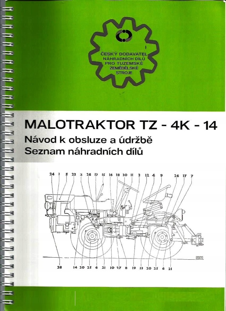 INSTRUKCJA OBSŁUGI KATALOG CZĘŚCI TZ-4K-14 - 9815902560 - oficjalne archiwum Allegro