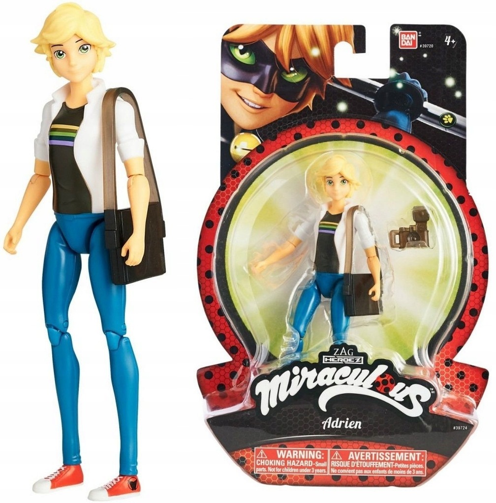 MIRACULUM BIEDRONKA I CZARNY KOT FIGURKA ADRIEN 14 - 7923329228 ...