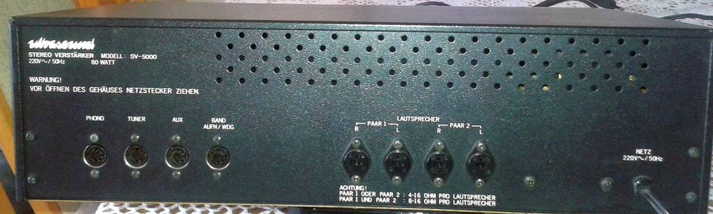 SV-5000 wzmacniacz vintage prawie jak lampowy! - 7527041195 - oficjalne ...