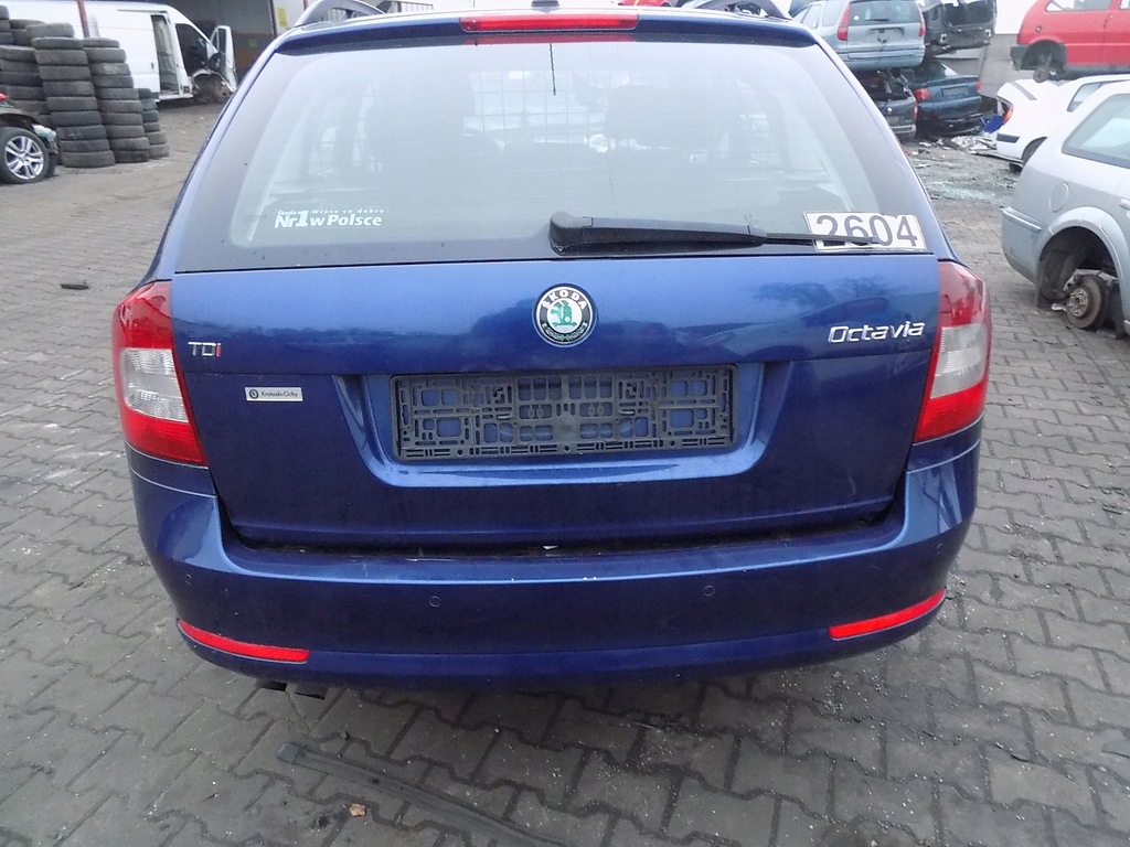 KOMPLETNY TYŁ KLAPA ZDERZAK 9462 SKODA OCTAVIA II - 12951420064 ...