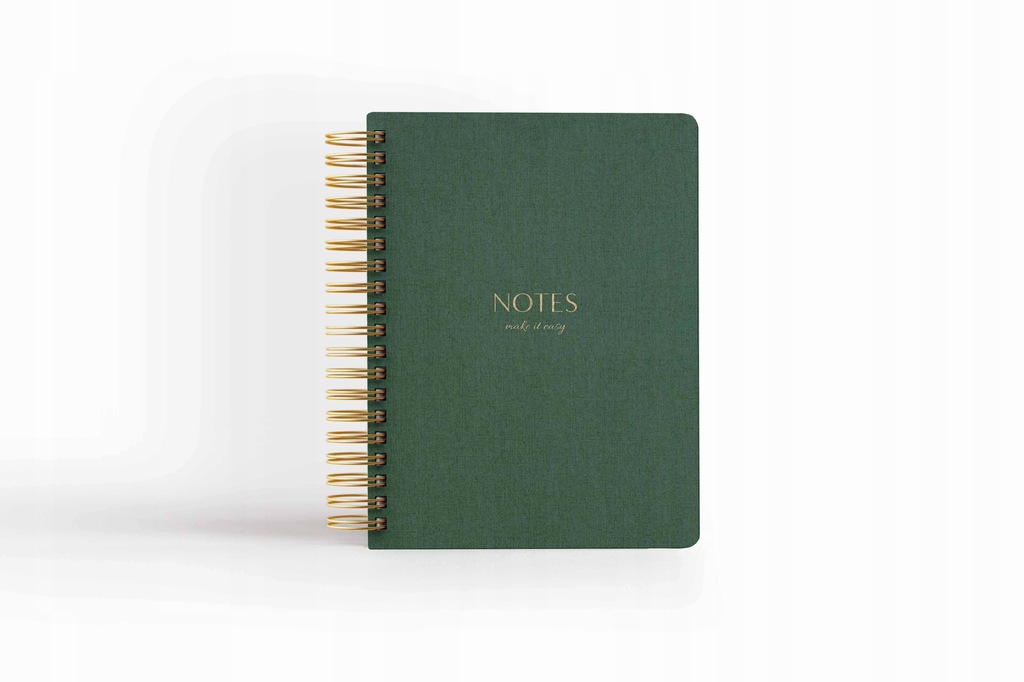 Elegancki Notatnik, Notes na spirali w linie B5, Make It Easy ...