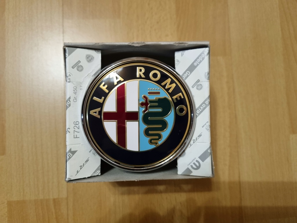 ZNAK EMBLEMAT ALFA ROMEO 159 /MITO TYŁ NOWY - 11639150919 - oficjalne archiwum Allegro
