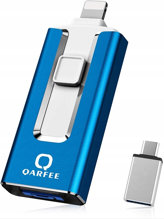 PENDRIVE IPHONE OTG 128GB USB 3.0 QARFEE - 12742134246 - oficjalne archiwum Allegro