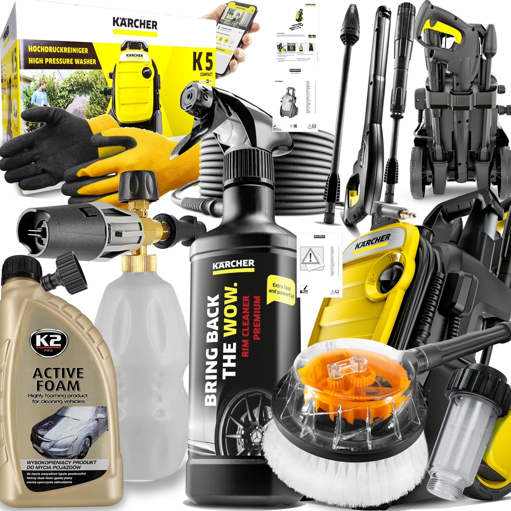 MYJKA KARCHER K 5 COMPACT ZESTAW GOTOWY READY FULL - 11968947177 - oficjalne archiwum Allegro