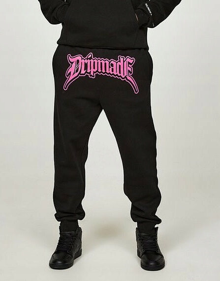 DRIPMADE CZARNE SPODNIE DRESOWE PHANTOM LOGO CEA XTR__XS - 15304202915 ...