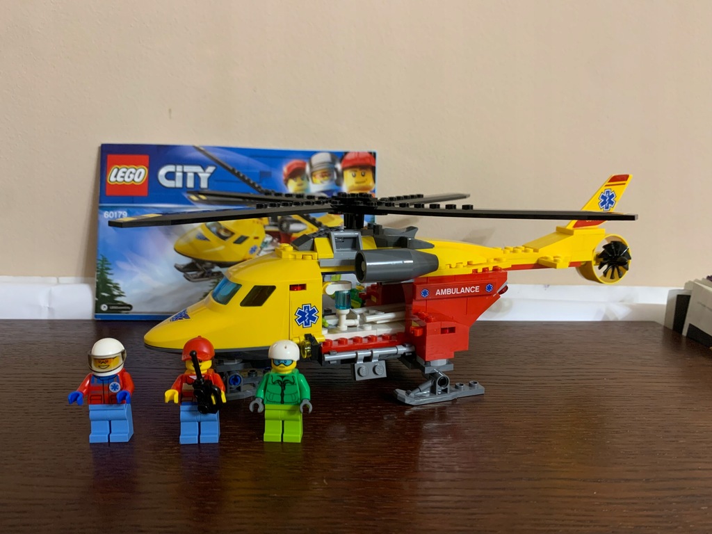 Lego City 60179 Ambulance Helicopter KOMPLET - 11830465196 - oficjalne ...
