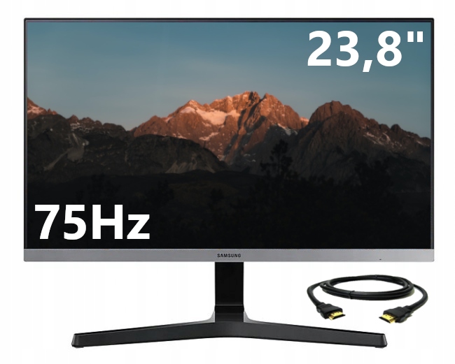 Monitor LED Samsung HDMI FullHD 24 bezramkowy 75Hz - 13883791213 ...
