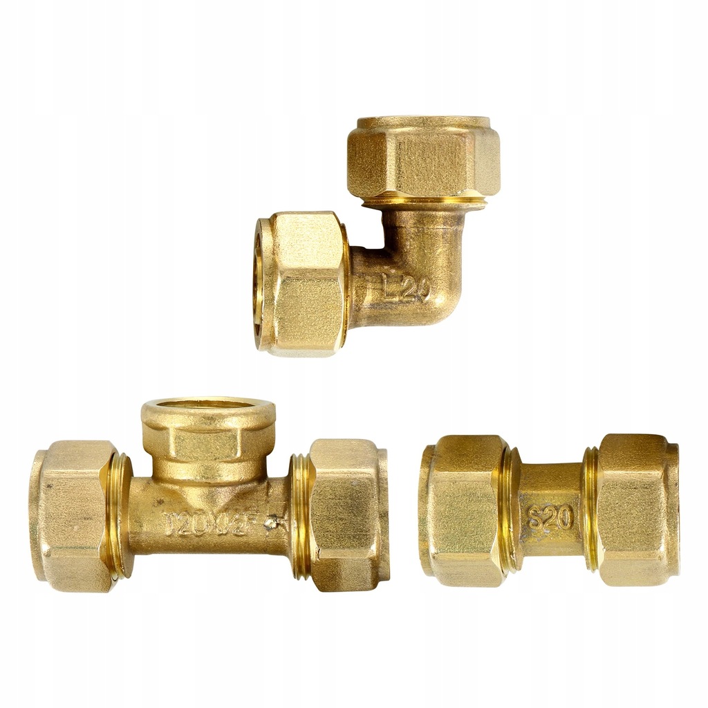 Brass Fittings Cable Connectors Pipe 3 Way Pcs - 13789407557 ...