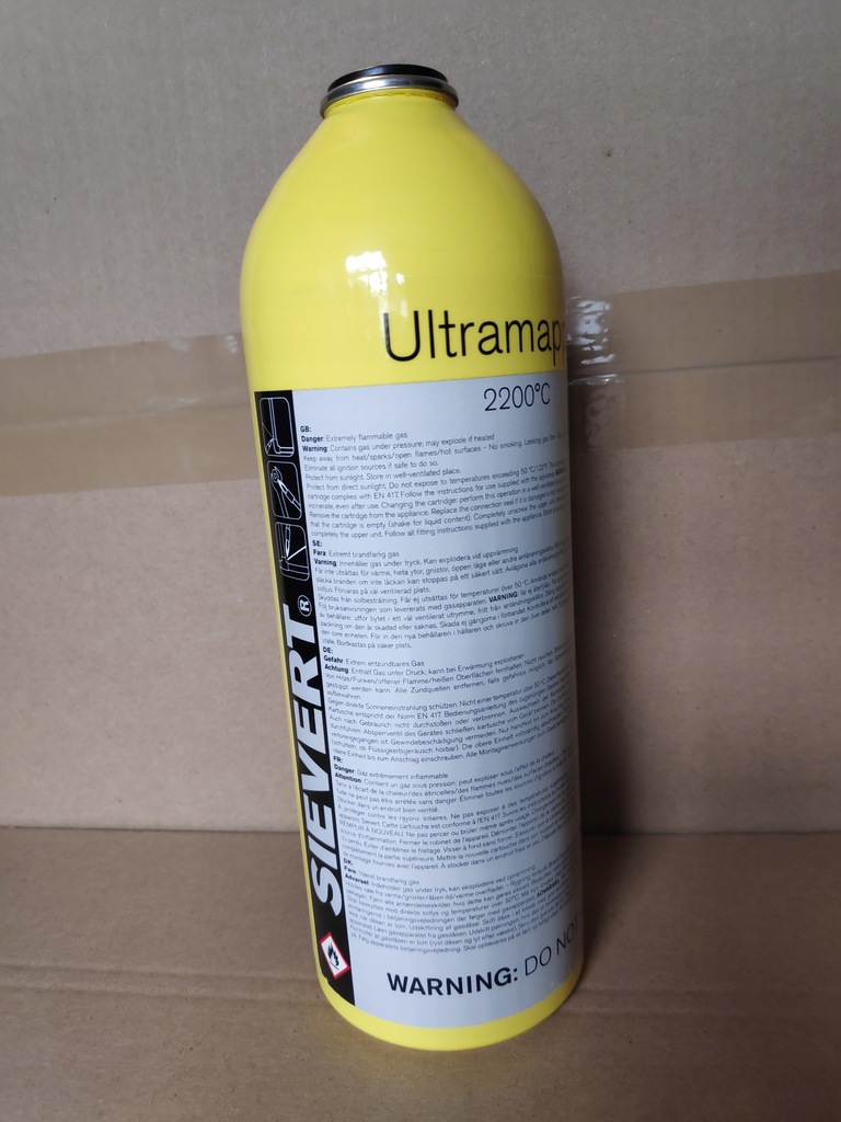 Gaz SIEVERT MAPP GAS 2200 Rothenberger ultramapp - 9063564829 - oficjalne archiwum Allegro
