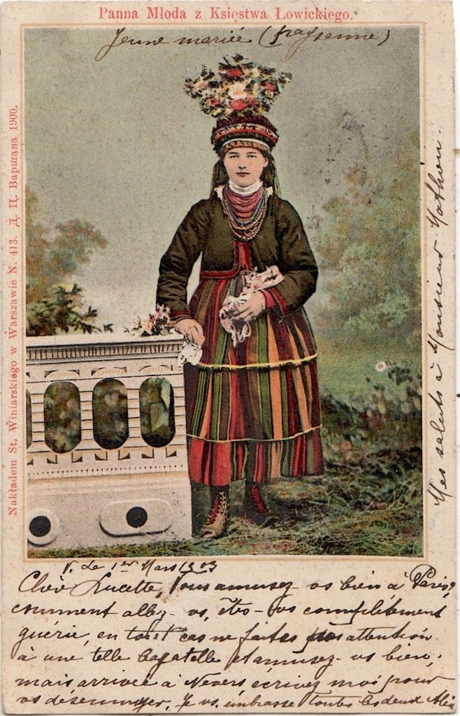 Łowicz Młoda z Księstwa Łowickiego 1900r. - 15089940618 - oficjalne ...