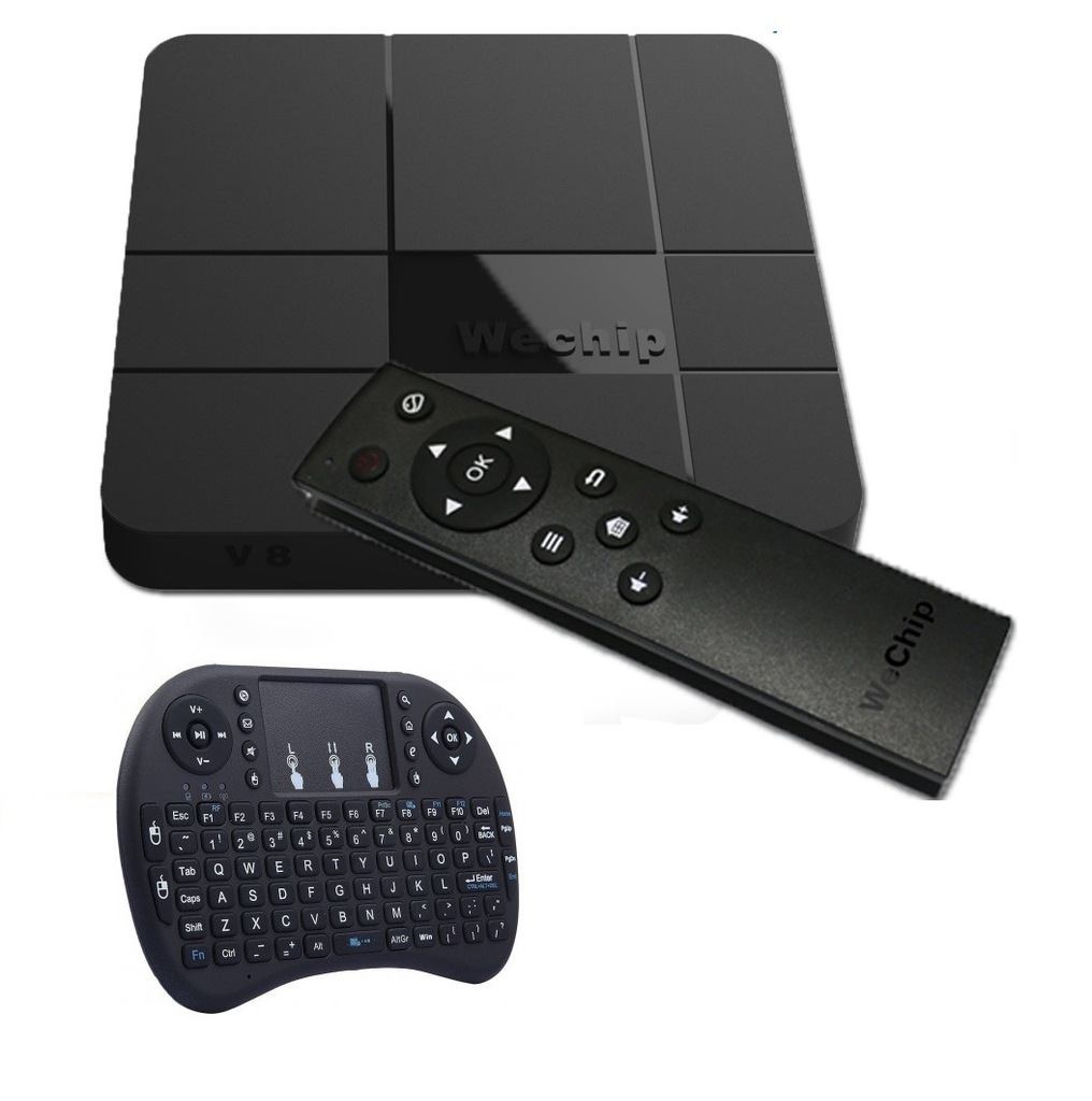 TV box V8 2/16GB Android 7.1 4k + KLAWIATURA I8+ - 7158804484 ...