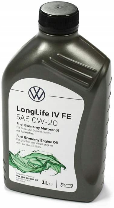 Olej VW Longlife IV FE 0W20 508.00/509.00 1L - 13633760118 - oficjalne archiwum Allegro
