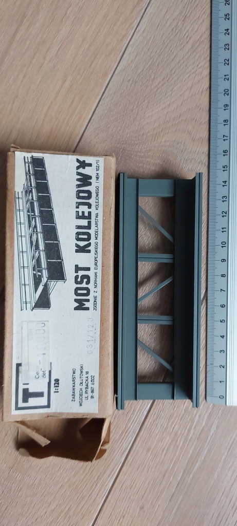 Most kolejowy skala TT metalowy - 12646871662 - oficjalne archiwum Allegro