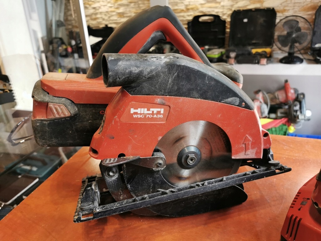 Piła tarczowa Hilti WSC 70-A36 + 2XAKU + Ład. - 12616344058 - oficjalne ...