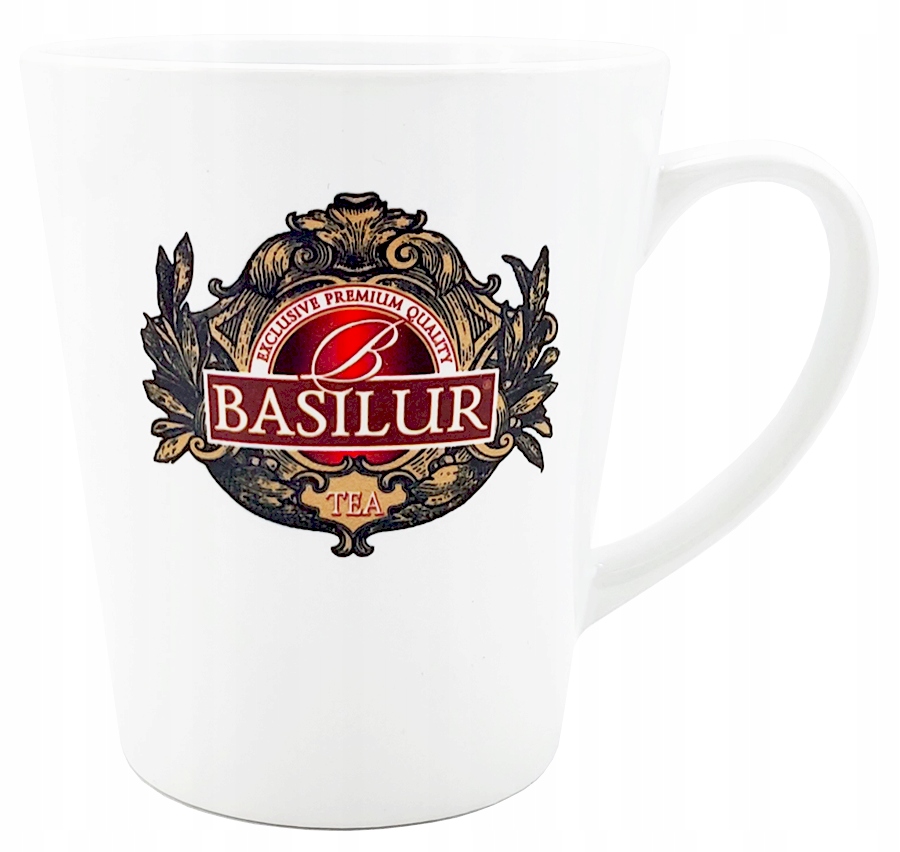 Piękny kubek Basilur z logo na PREZENT - 300ml - 13328539304 ...