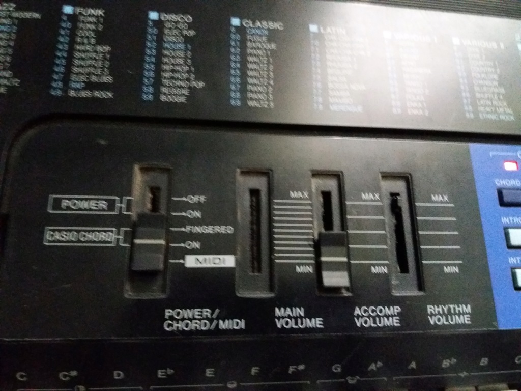 Keyboard CASIO CT-470 Tone Bank - defekt. - 8276214361 - oficjalne ...