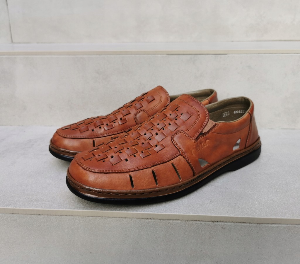 Buty męskie skórzane Rieker Antistress r. 45 29cm - 14200497915 - oficjalne archiwum Allegro