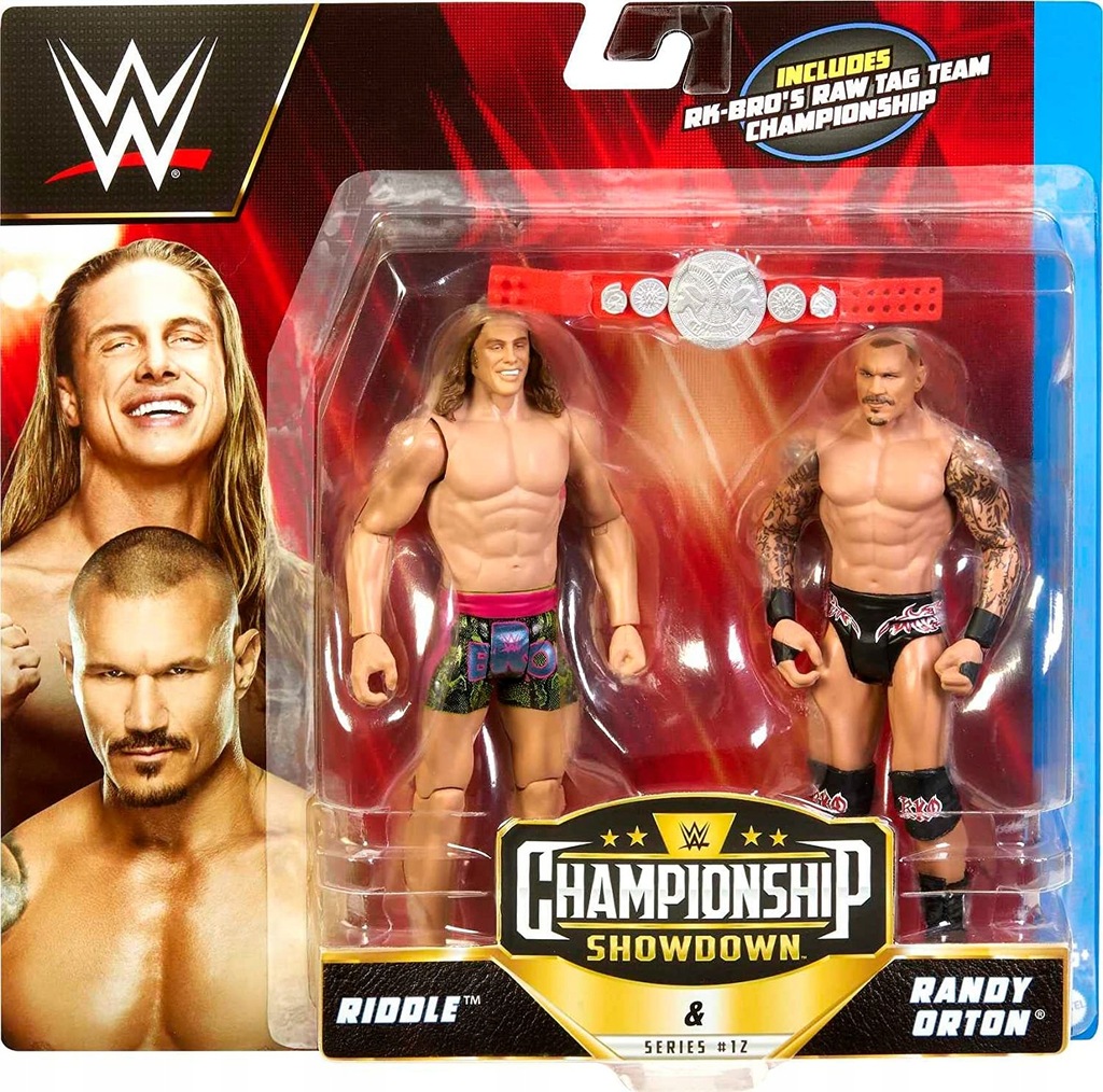 MATTEL WWE Riddle & Randy Orton Figurki - 13559093828 - oficjalne ...