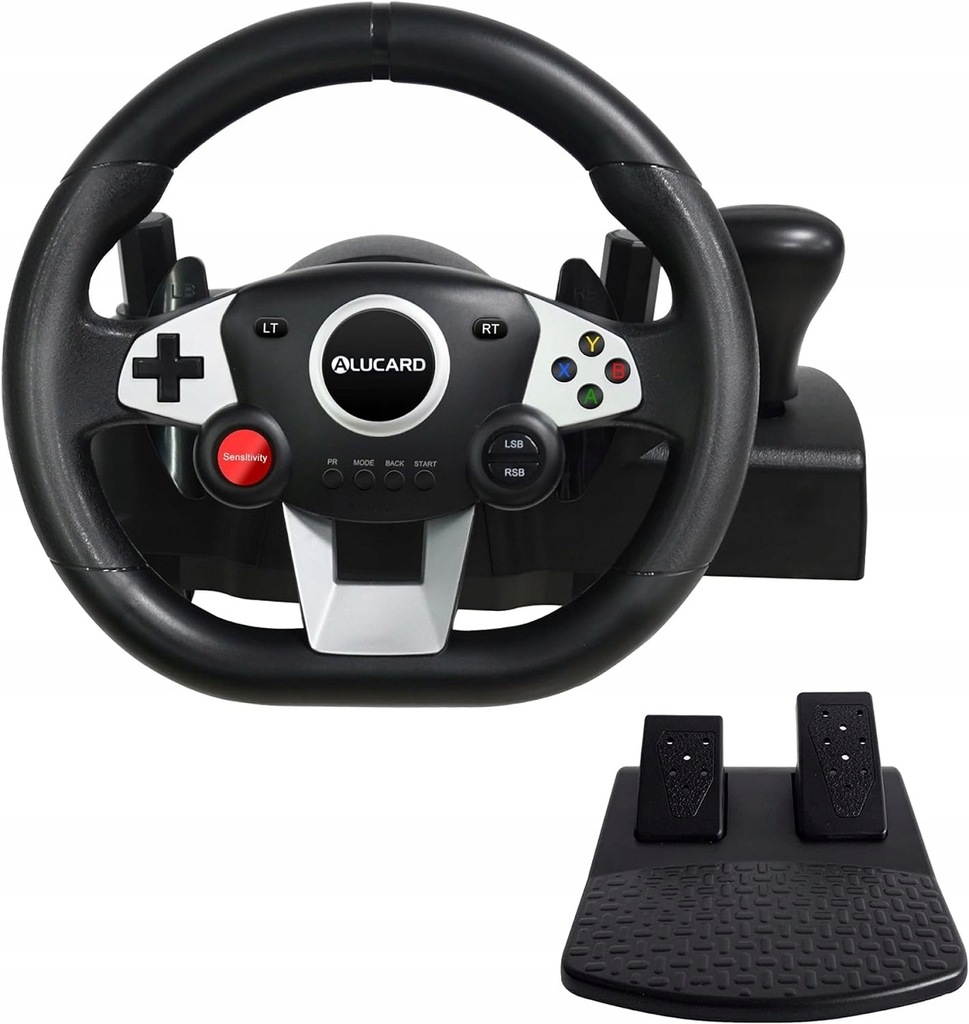 Купить Alucard NS-9887 Рулевое колесо с педалями Racing PC Xbox PS ...