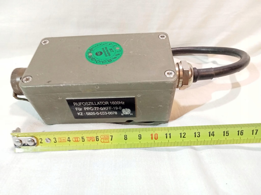 generator zewu 1600 Hz do radiostacji PRC-77 - 12111777762 - oficjalne ...