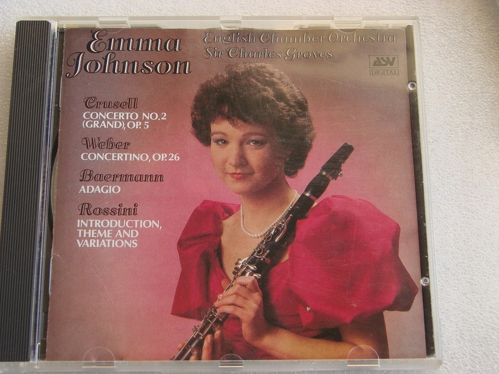 Emma Johnson Clarinet Concertos Groves Crusell CD - 13028291144 ...