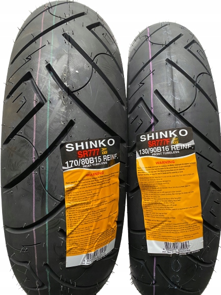 OPONY SHINKO 130/90/16 170/80/15 - 13396584404 - oficjalne archiwum Allegro