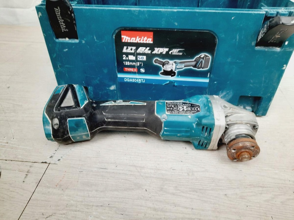 Akumulatorowa szlifierka kątowa MAKITA DGA504 18 V - 11642782310 ...