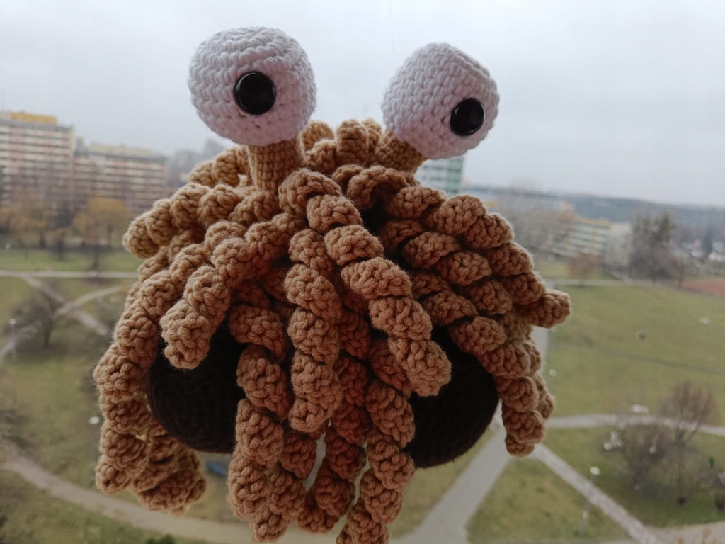 Duży Szydełkowy Latający Potwór Spaghetti handmade - 13176306349 ...