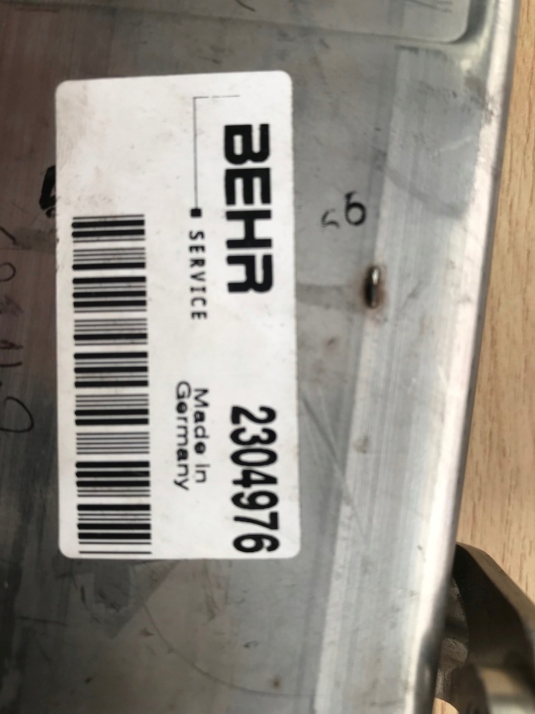 BEHR nowa chłodnica EGR Mercedes silnik OM628 - 8570366112 - oficjalne ...