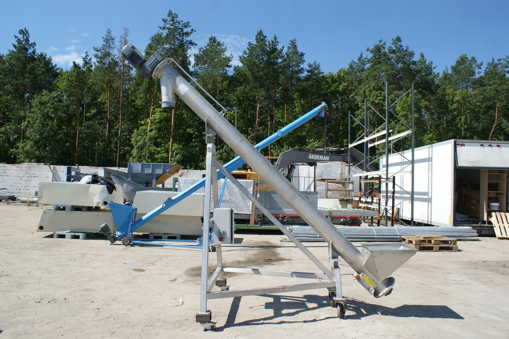 Podajnik ślimakowy srebrny ze stali nierdzewnej - 12690822226 ...